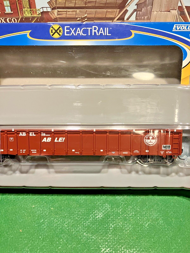 HO EXACTRAIL EVOLUTION SERIES AMHERST BELT LINES ABEL THRALL GONDOLA ...