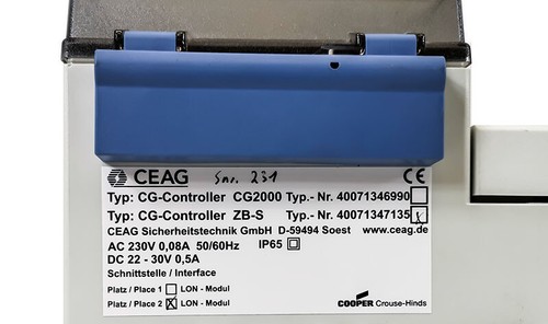 Ceag Cg-Controller Zb-S 40071347135 Control Device Interface Control ...