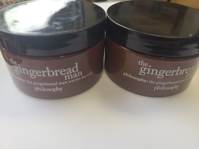 Lot of 2x Philosophy Gingerbread Man Glazed Body Souffle Cream 4oz | eBay