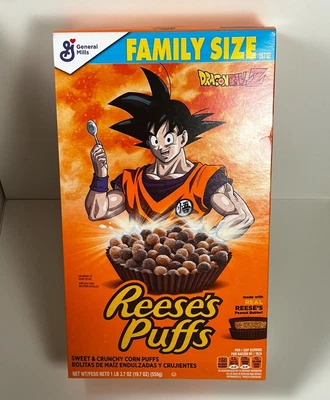 Dragon Ball Z Goku Reese’s Puffs Cereal | Grelly USA