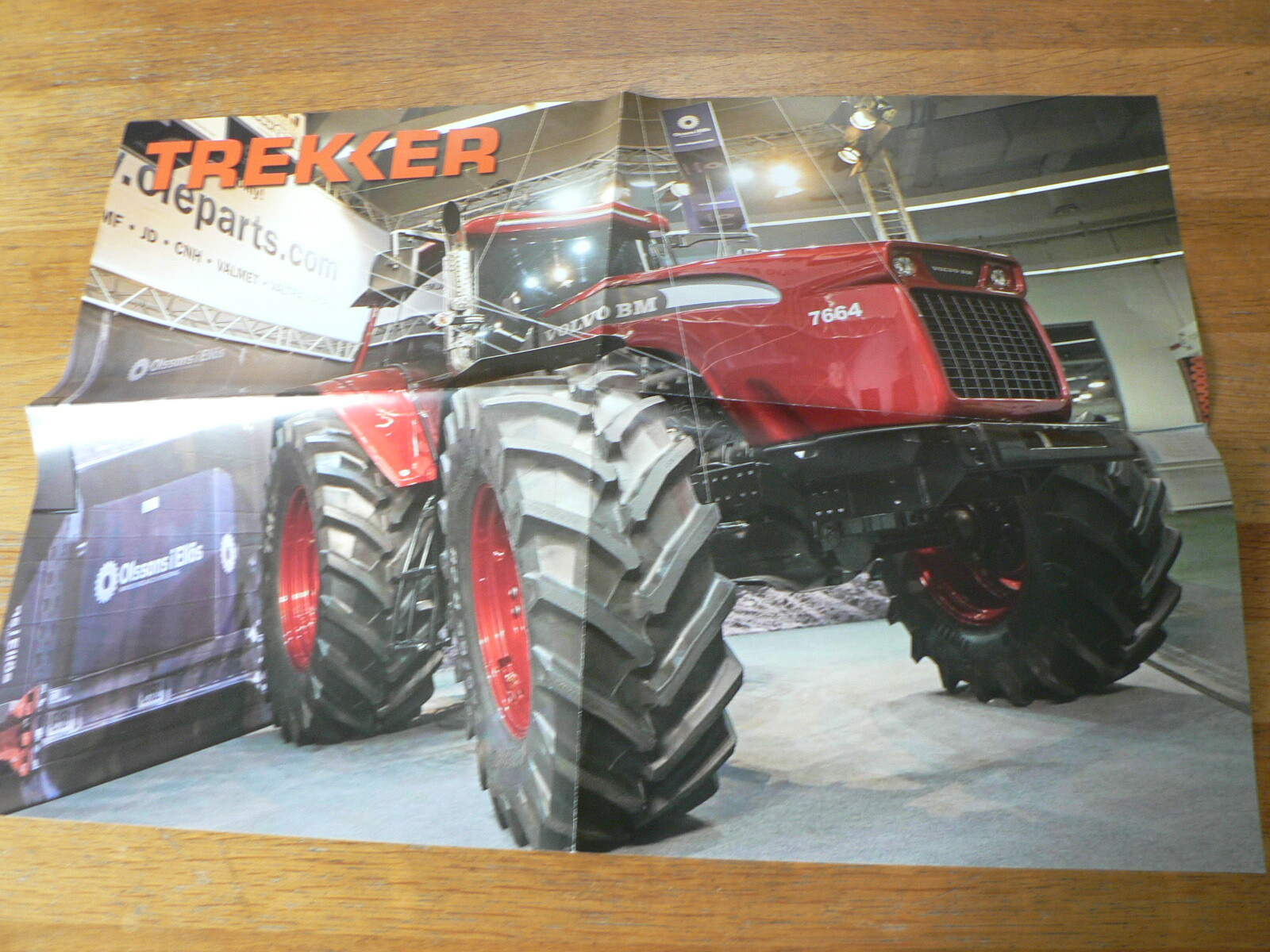 A581 VOLVO BM 7664 TRACTOR TREKKER POSTER AGRI BOER | eBay