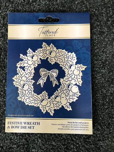 Tattered Lace Festive Wreath & Bow Die Set | eBay