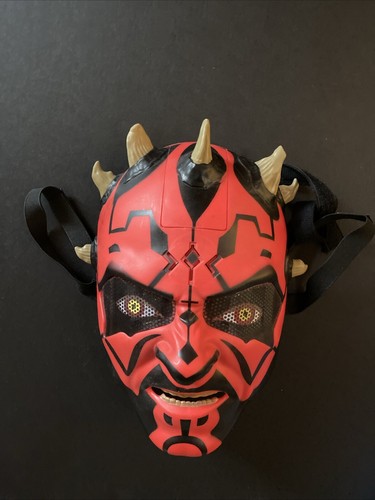 2011 Darth Maul Star Wars Helmet Plastic Mask HASBRO | eBay