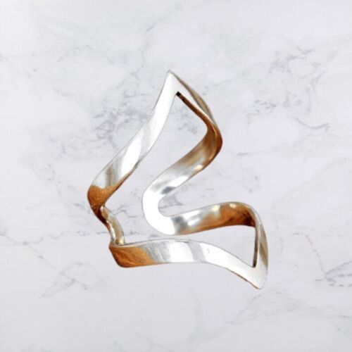 Solid 925 Sterling Trigger Finger Meditation Ring Handmade Jewelry Ring ...