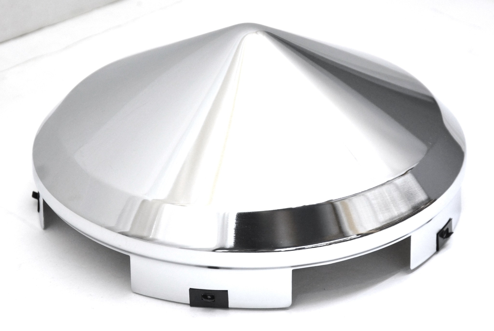 Front Hub Caps Universal- Aluminum Wheel Pointed Cone 1" Lip CHR GG ...