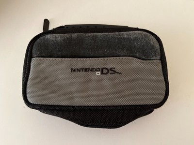 Official Nintendo DS case lite DSi Black Gray soft logo carry carrying ...