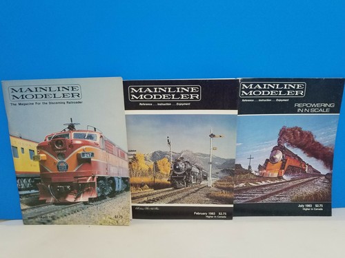 lot of 3 Mainline Modeler Magazine - 1980,1983 Issues EUC | eBay