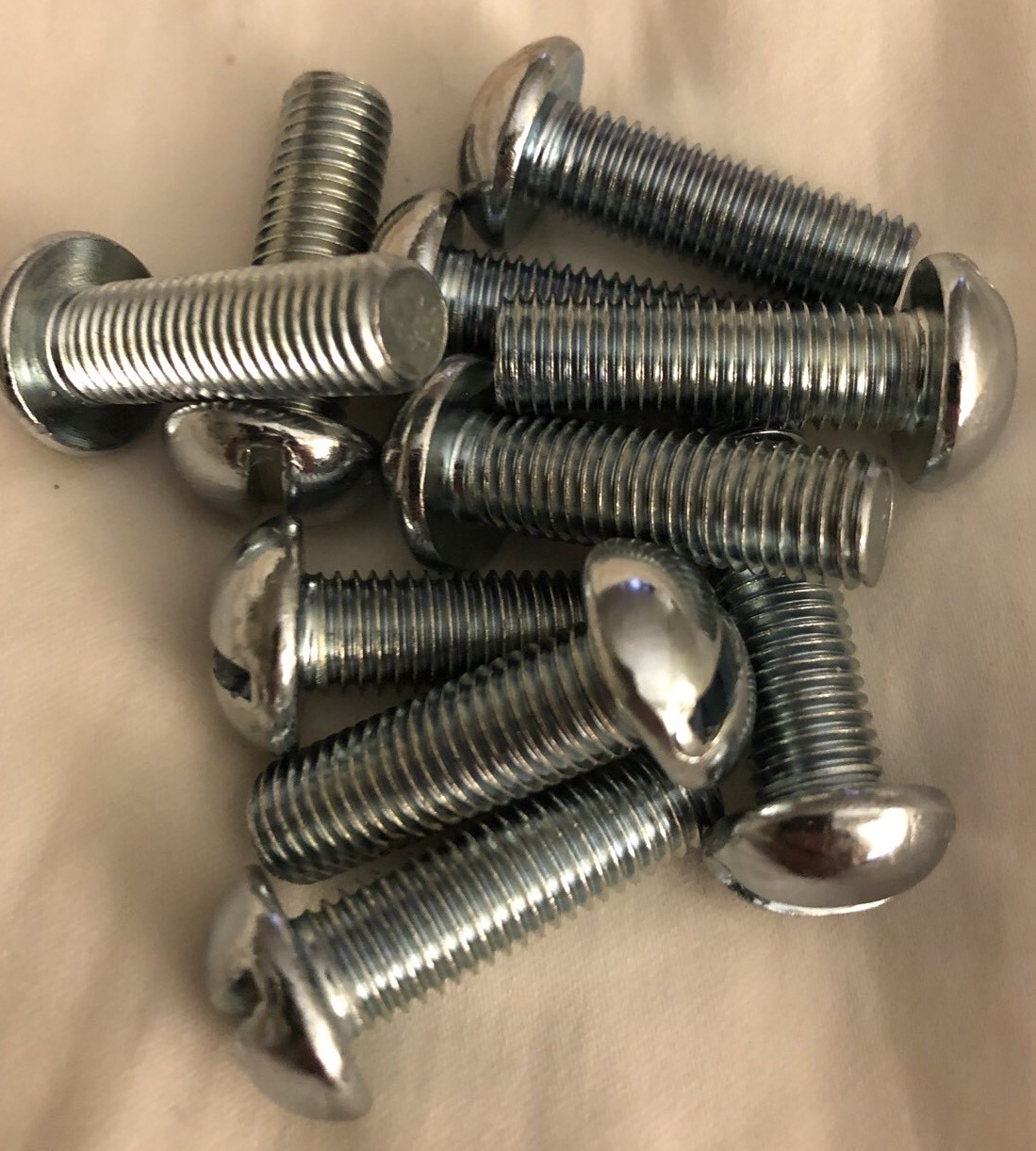 5/16-24 X 1 Round Head Slotted Machine Screw Fine SAE (10) | eBay