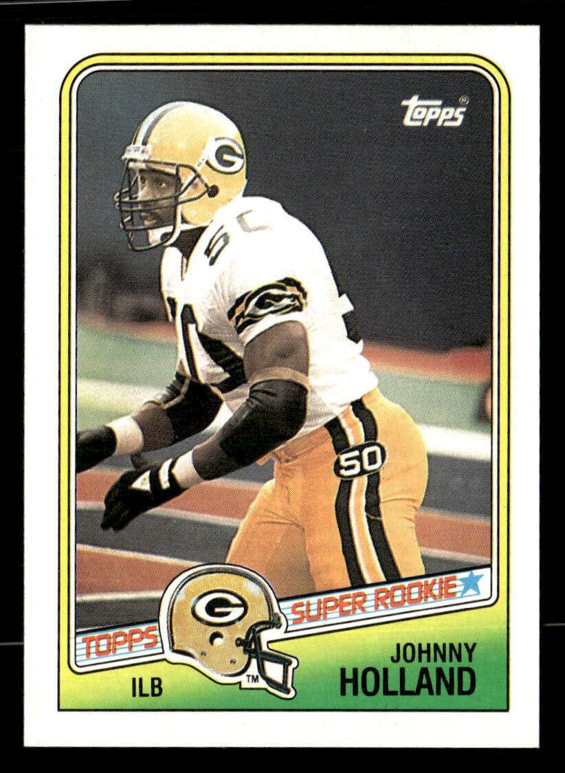 Johnny Holland 1988 Topps Rookie Card #322 Green Bay Packers | eBay