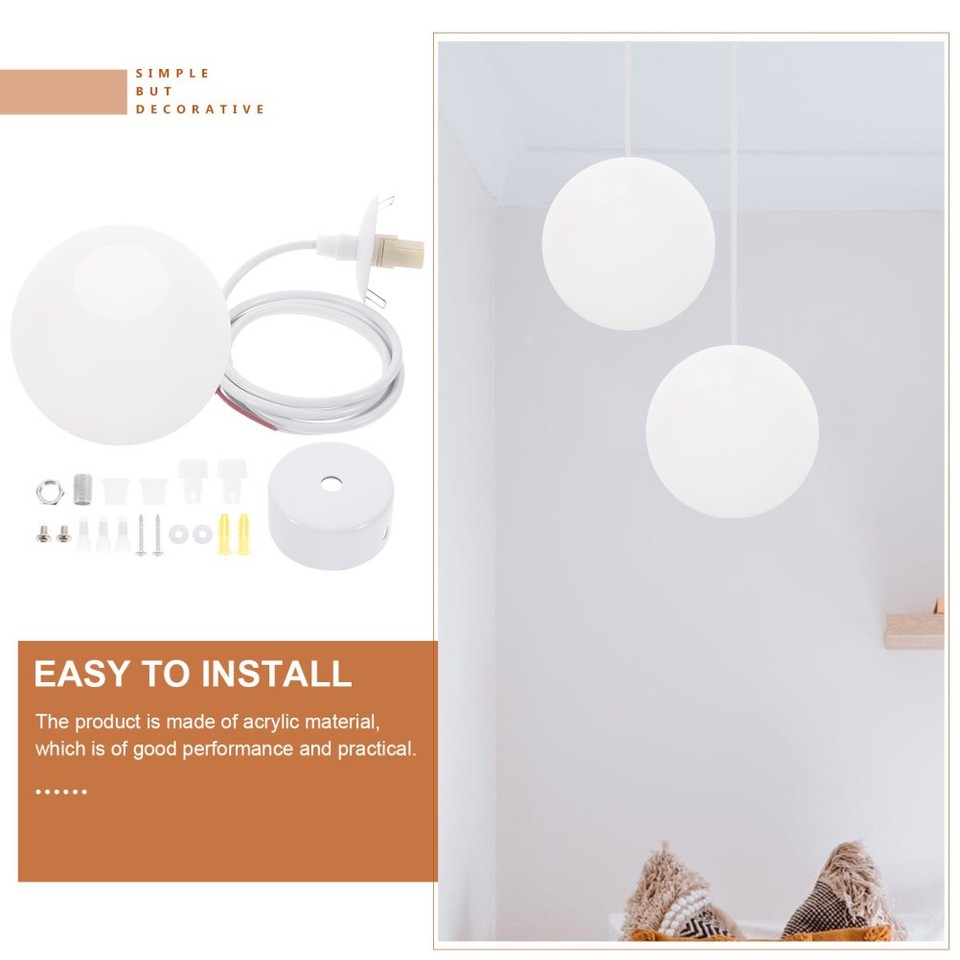 Round Ball Shape Ceiling Lamp Pendant Light Ceiling Light Home Supplies ...