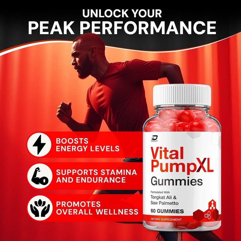 (1 Pack) Vital Pump XL Keto ACV Gummies Supplement – VitalPumpXL ACV ...