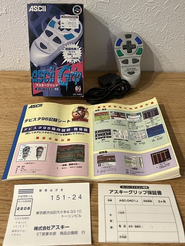 ASCII Grip One Handed Controller ASC-0401J Nintendo Super Famicom ...