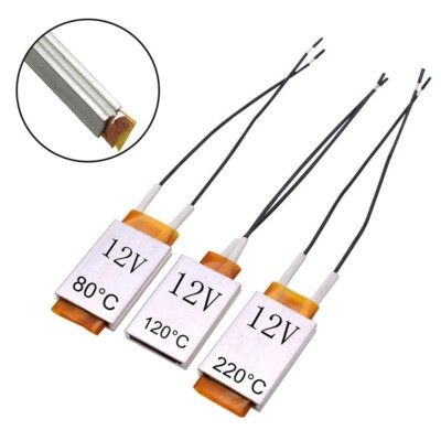 PTC Heater Plate 12V Constant Temperature Element Thermostat Heating ...