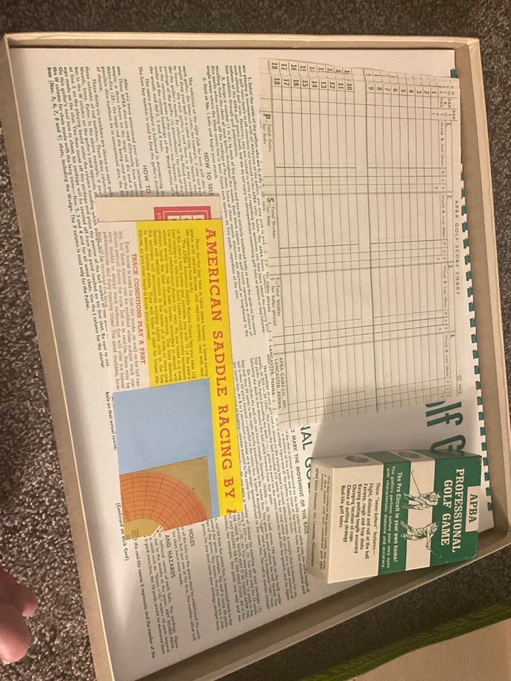 APBA Professional Golf Game (RARE FIND) | eBay