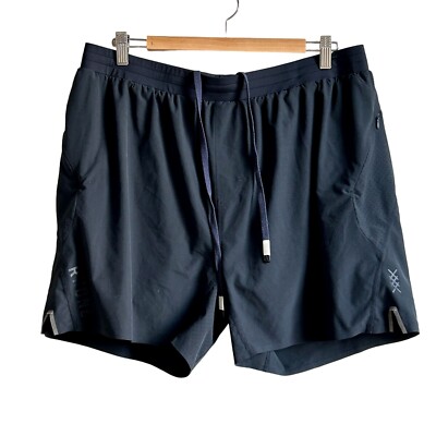 Rhone Shorts Performance Running Training Athletic Black Lined Stretch ...