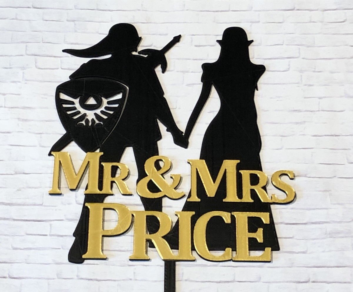 Video Game Wedding Cake Topper