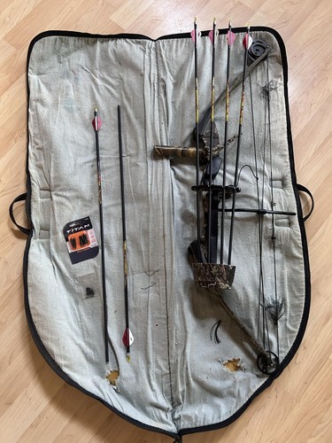Right handed PSE Nova Compound Bow with Arrows & Case | eBay
