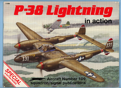 Aircraft number 109 squadron/signal publications P-38 lightning in ...