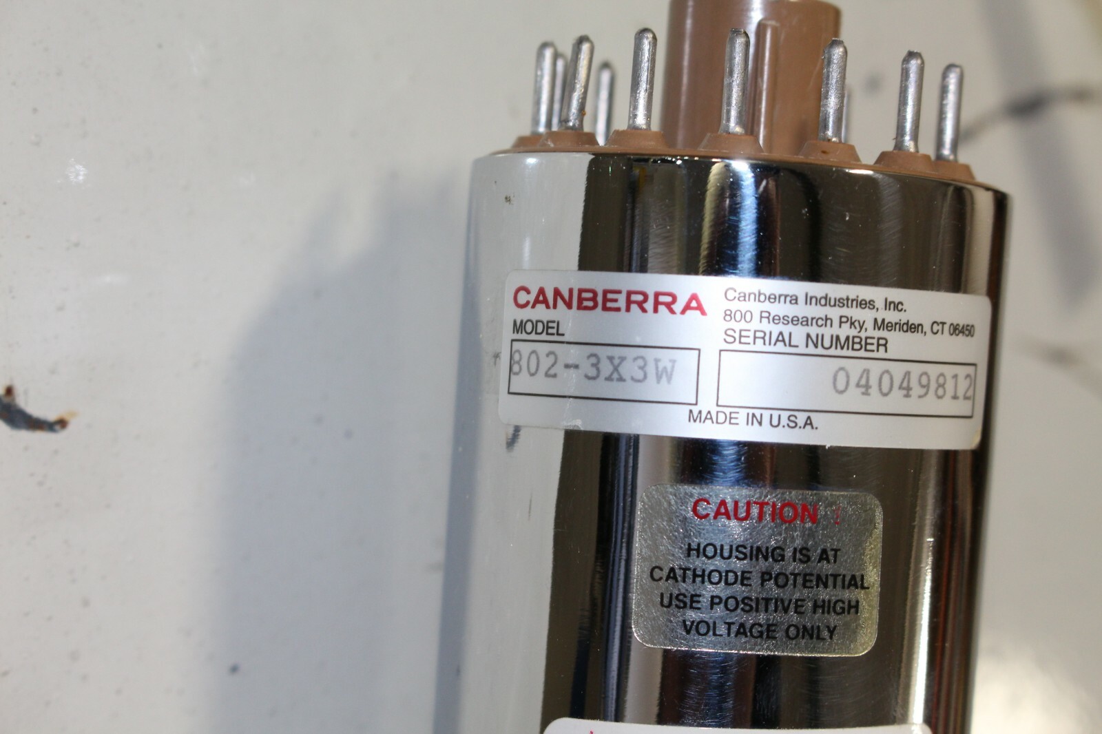 Canberra Industries 727 Lead Shield With Bicron 8023X3W Unispec Target ...