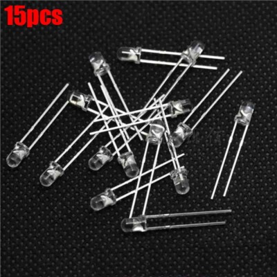15Pcs 3Mm Ir Infrared Led 850Nm Lamp High Power zi | eBay