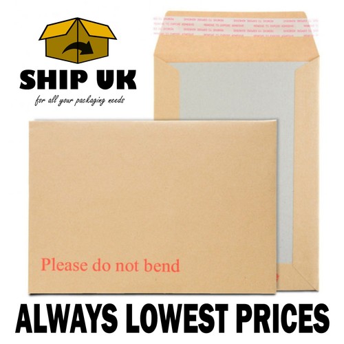 Do Not Bend Envelopes Hard Card A3 A4 A5 C5 A6 Cardboard Board Backed ...