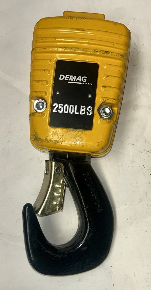 Demag 83786144 PS AM1 Hoist Lower Hook Load Block Double Chain V-5 ...