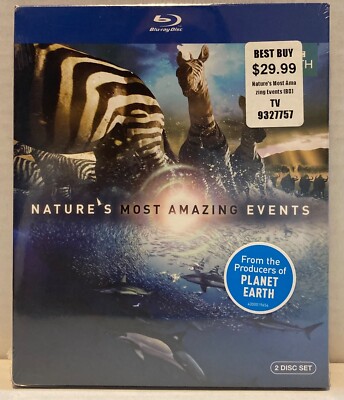 Nature's Most Amazing Events Blu-ray 2-Disc Set, 2009, BBC Earth NEW ...