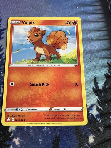 Pokémon TCG Vulpix Fusion Strike 029/264 Regular Common | eBay