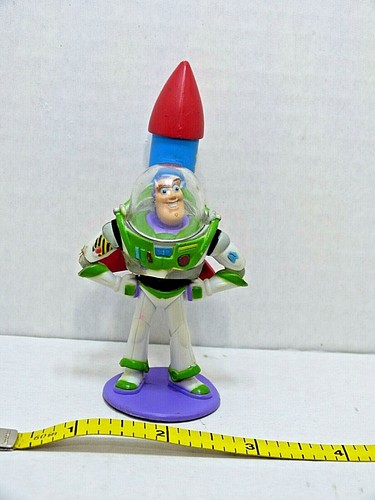Disney Pixar Toy Story BUZZ LIGHTYEAR with Rocket Toy Figure 4" tall ...