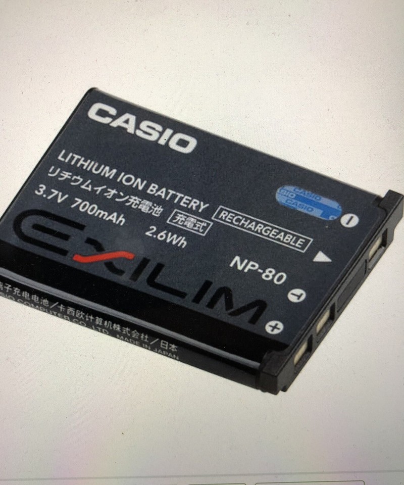Original Casio NP-80 Battery For someone casio,nikon,fuji and olympus ...