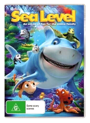 Sea Level DVD Shark Animated Kids Movie Family Underwater Adventure ...