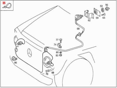 Genuine Mercedes Loom Tie 5pcs 601 611 W108 W109 414 601 A124 ...