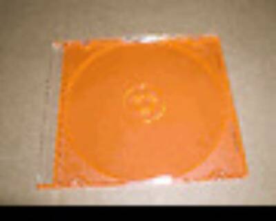 200 NEW HIGH QUALITY 5.2MM SLIM CD JEWEL CASES W/ORANGE TRAY, PSC16ORG ...