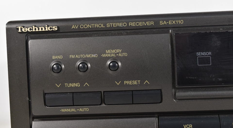 Technics SA-EX110 AV Control AM FM Stereo Receiver | eBay