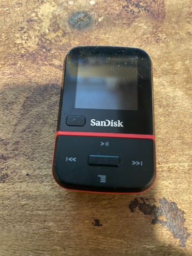 Sansa Sport Clip Go 16GB MP3 Player Black and Red | eBay