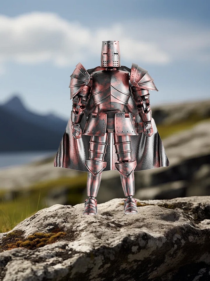 Medieval Action Figures Multi-Jointed Medieval Knight Full Body Model ...