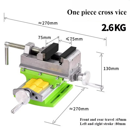Bench Drill Bracket Installation Mini Micro Precision Cross Slide Table ...