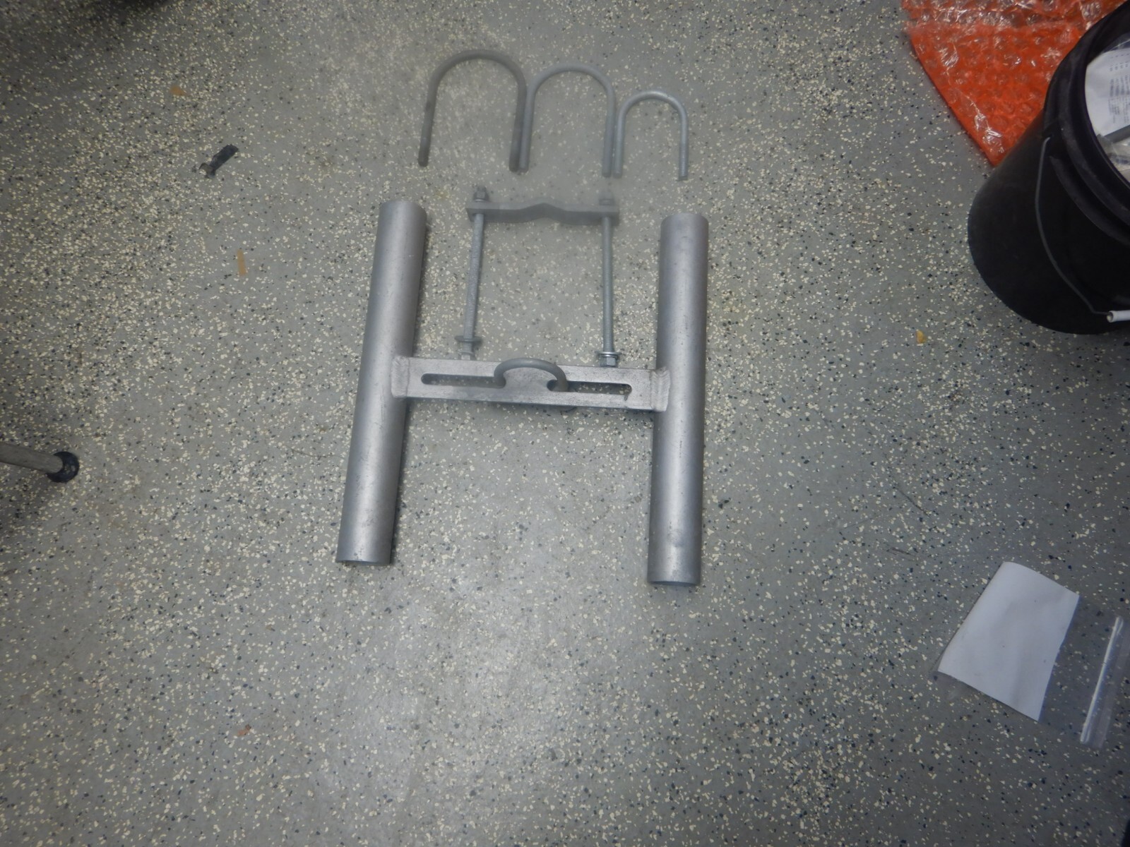 Tower Dual Mast Pipe mount for Antenna, Ham Radio or RRH W/Brackets and ...