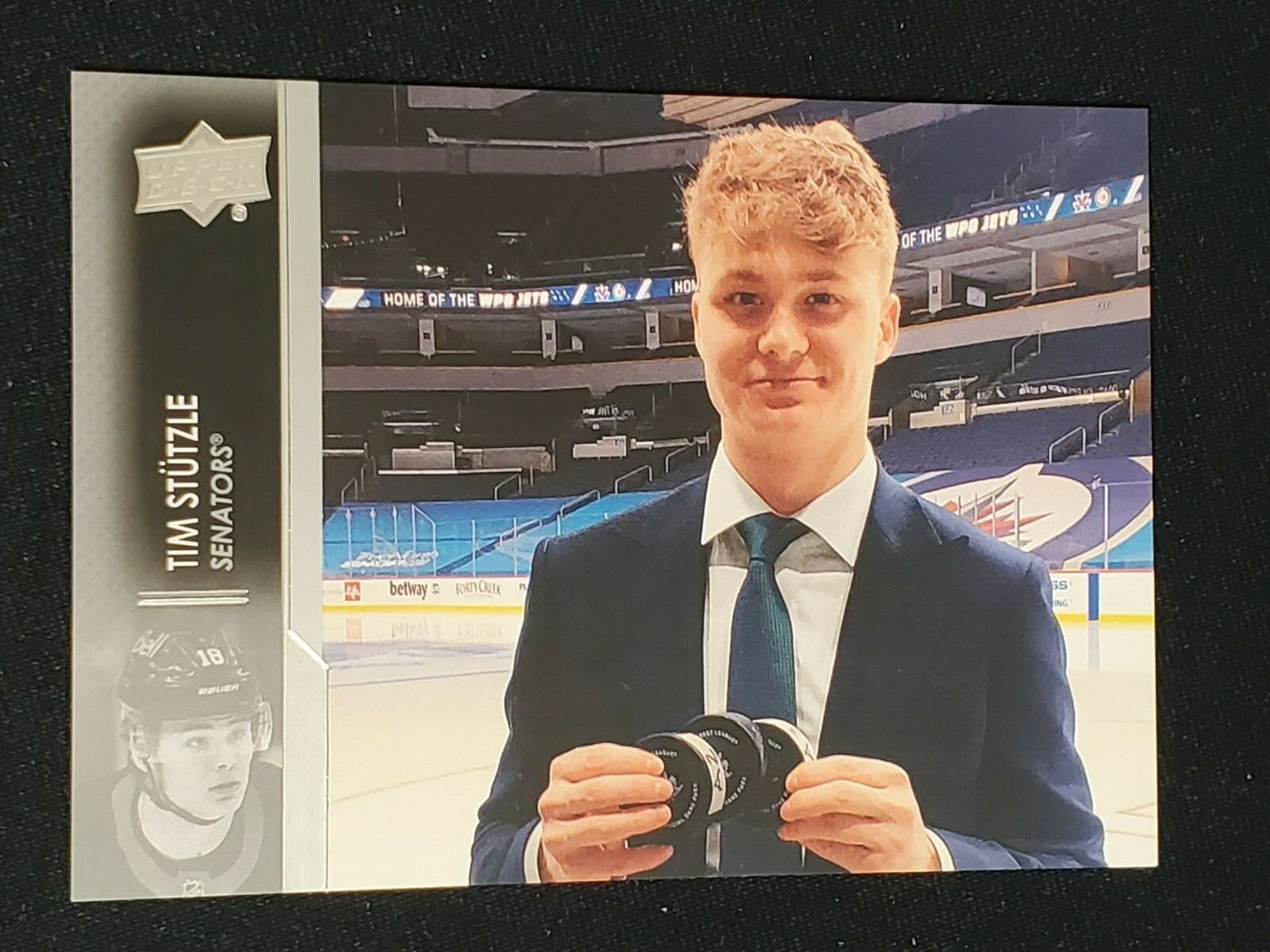 Tim Stutzle 2021-22 Upper Deck Suit SP Image Photo Variation Senators ...