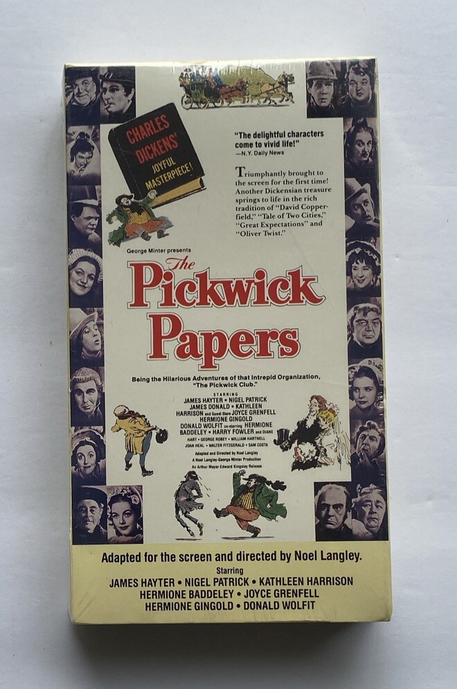 The Pickwick Papers (VHS, 1952/1991) 89859108136| eBay