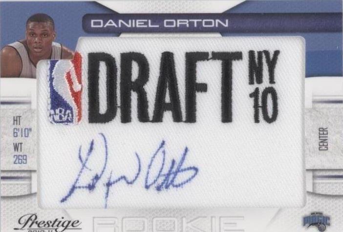 2010-11 Prestige - Nba Draft Class Daniel Orton #29 Draft Logo Patch ...