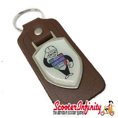 Key ring chain - Lambretta Service Agent No. 2 (Brown) | eBay UK