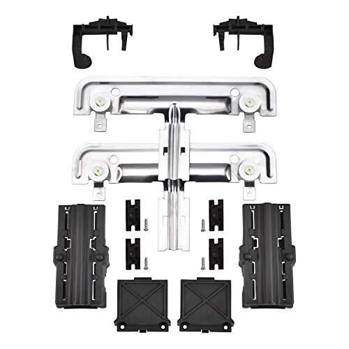 W10712395 Dishwasher Rack Adjuster Metal Kit & 4 PACK W10195417 ...
