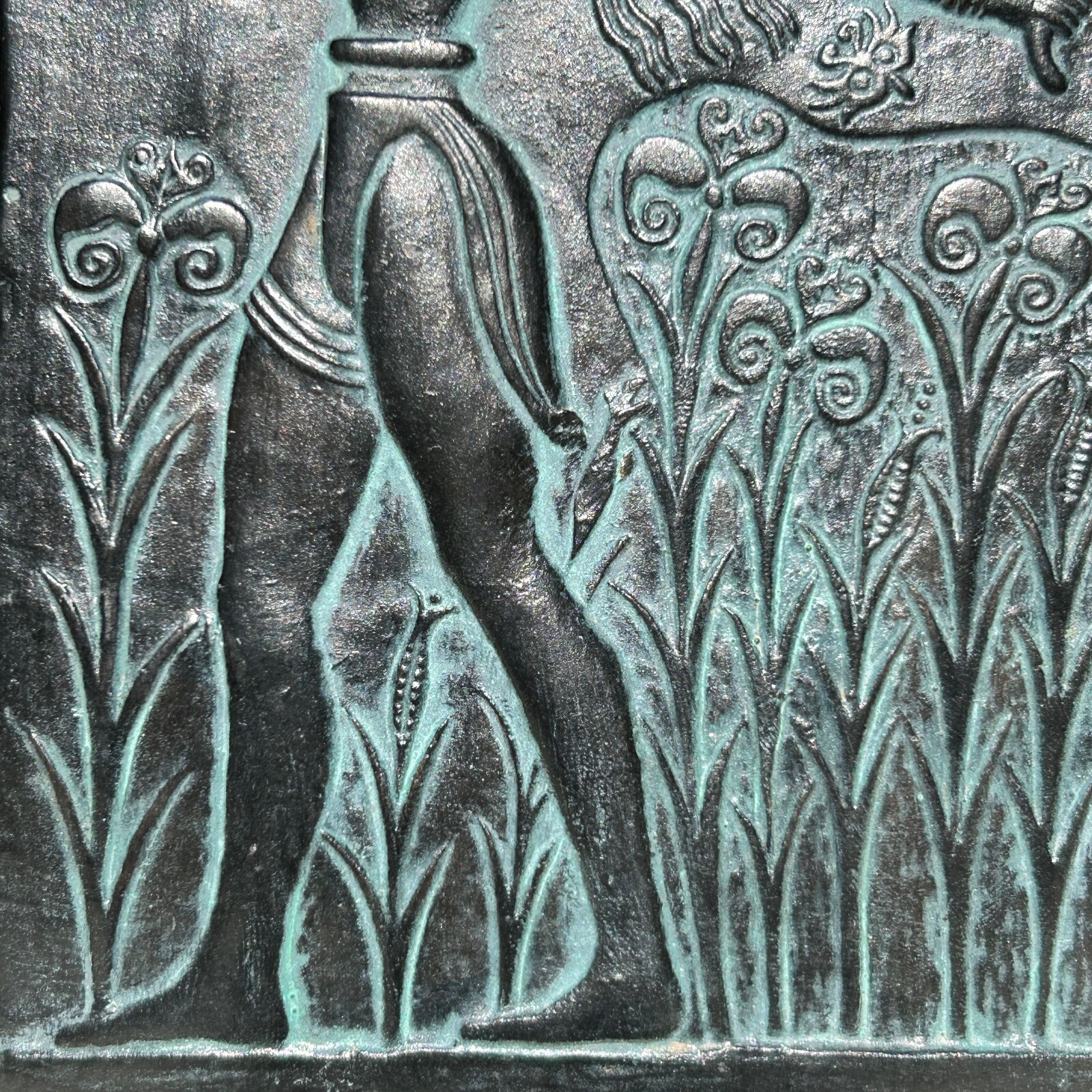 Greek Prince Of The Lilies Knossos Minoan Palace Crete Souvenir Tile ...