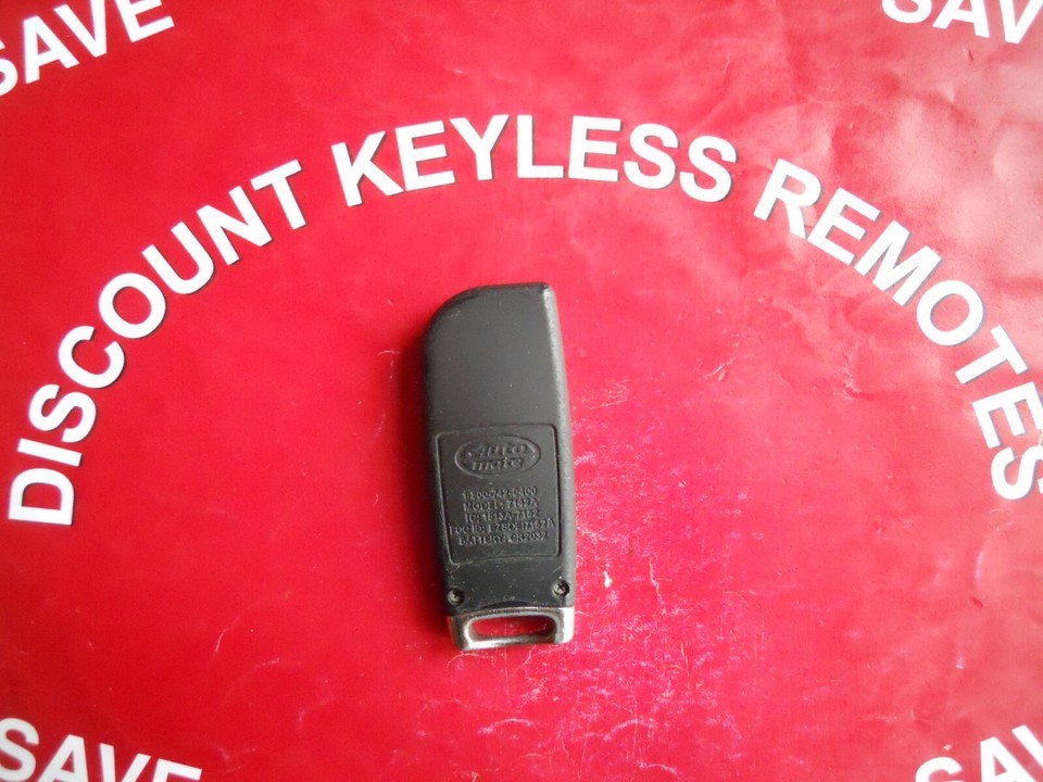 AUTOMATE KEYLESS REMOTE GOOD CONDITION EZSDEI7252A 7142A ORANGE LIGHT ...