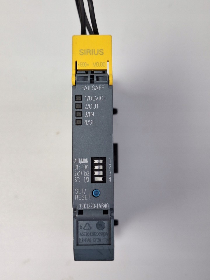 Siemens SIRIUS 3SK1220-1AB40 Input Expansion Module Safety Relay 4DI ...