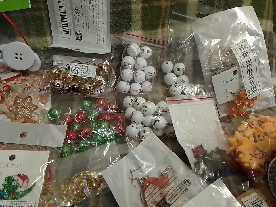 Christmas Craft Bundle For Making Jewelry Etc | eBay UK