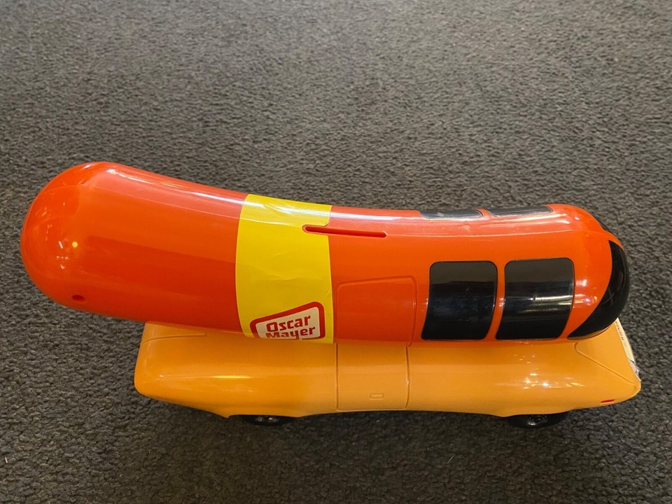 Oscar Mayer Hot Dog WEINER MOBILE Plastic Coin Bank Car 13"L c1990s ...