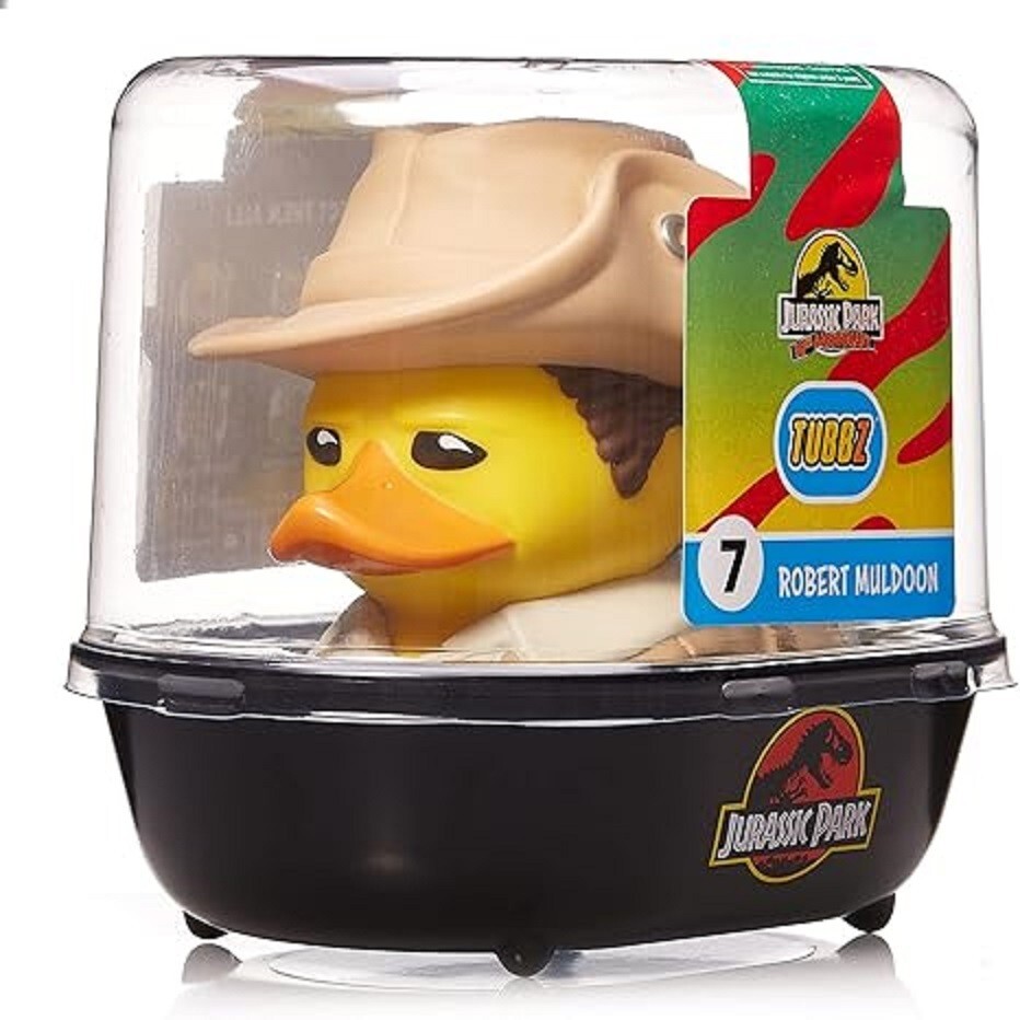 Jurassic Park TUBBZ Robert Muldoon Cosplay Movie Duck Figure PVC 1ST Ed ...