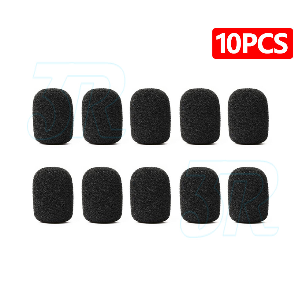 UP 20X Microphone Wind Sock Foam Cover Black 30mm ID Yoga Replacement ...